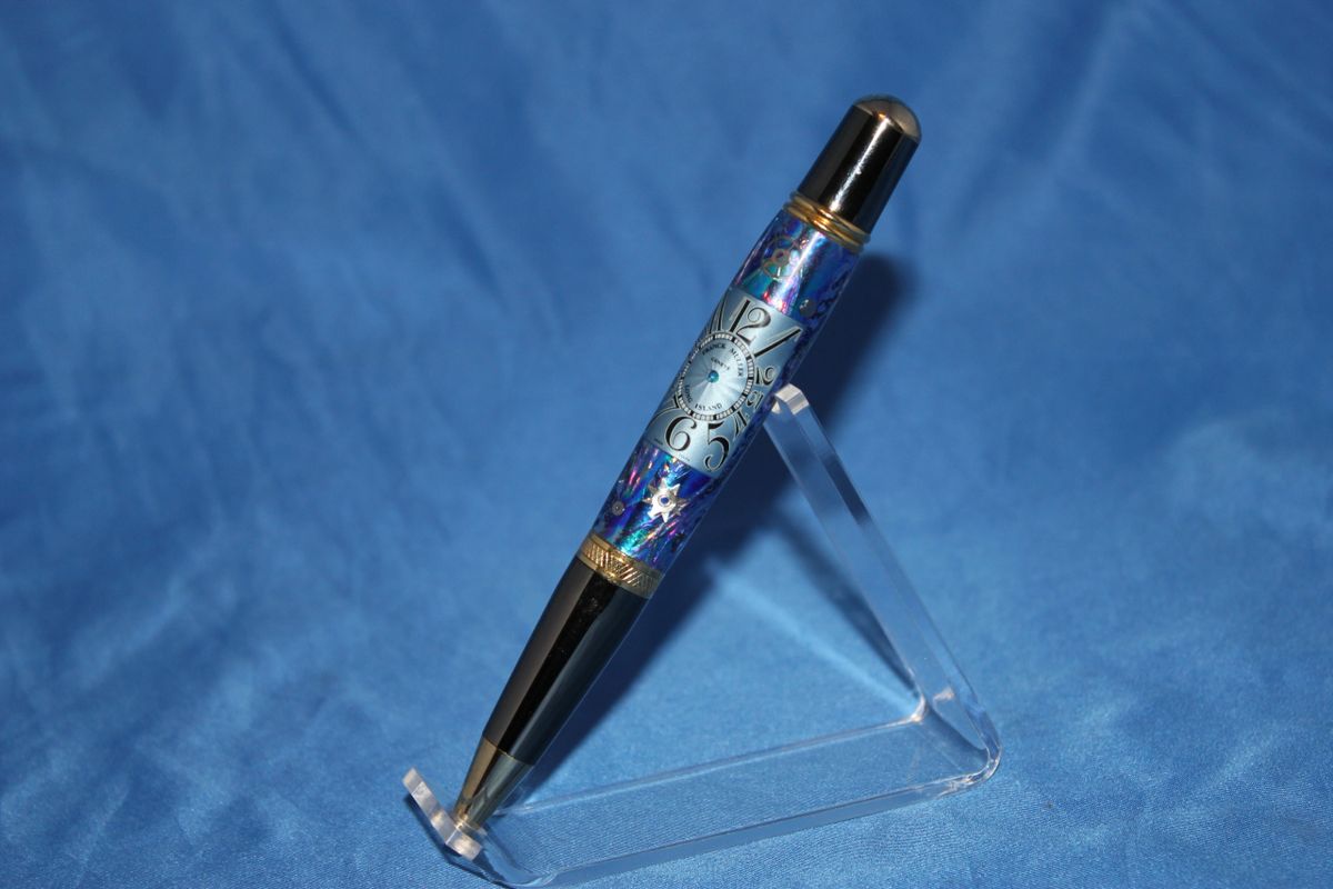 Watchface - Franck Mueller blue opal Custom Pen